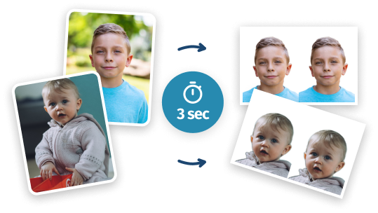 Baby's Passport Photo USA Free - Online, Digital & Printed